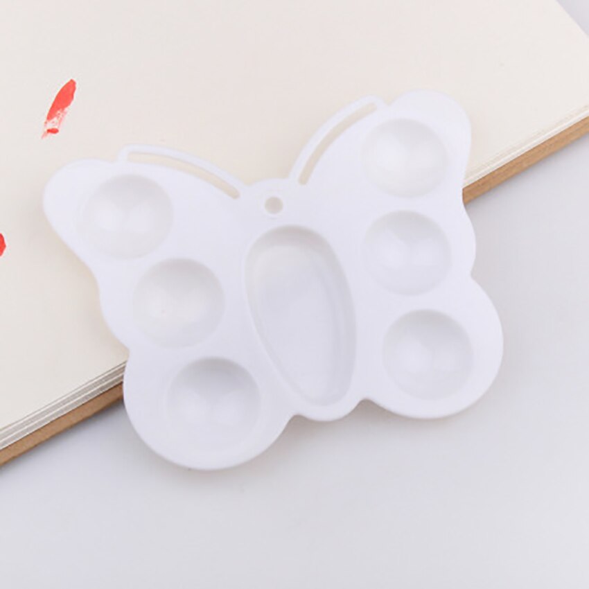 Novelty Butterfly Shape Plastic Palette 7 Grids Ch... – Grandado
