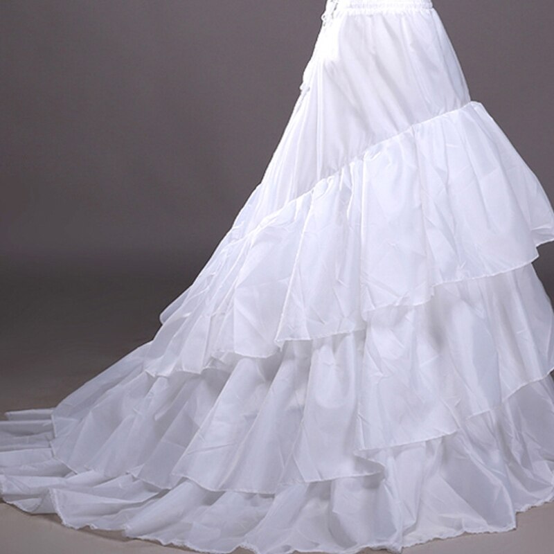 Women Trumpet Fishtail Petticoat 3 Layer Ruffled T... – Grandado