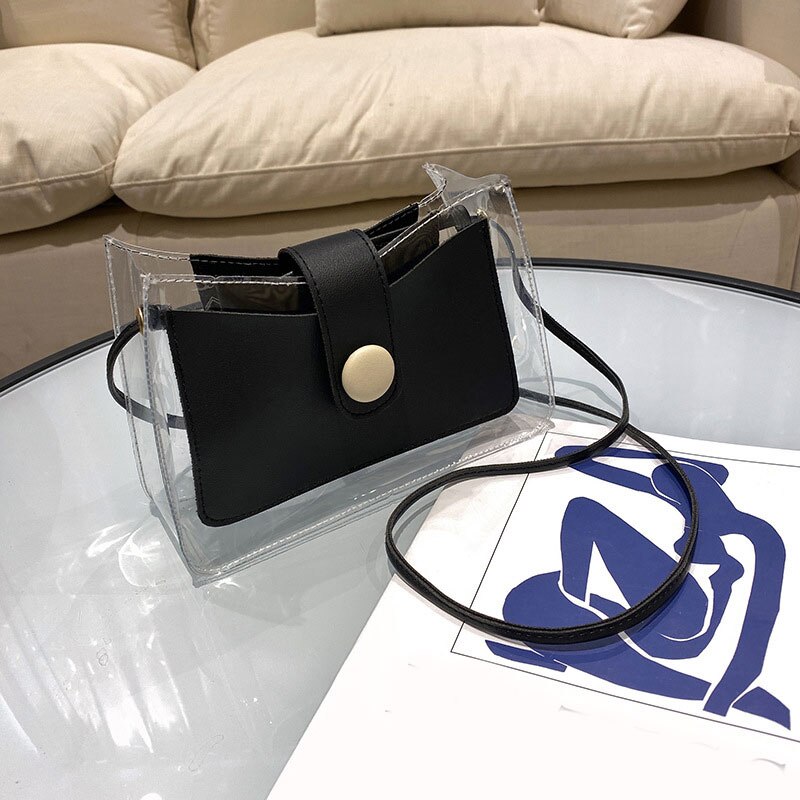 Luxe Sling Pvc Messenger Bag Schoudertas Jelly Kle... – Grandado