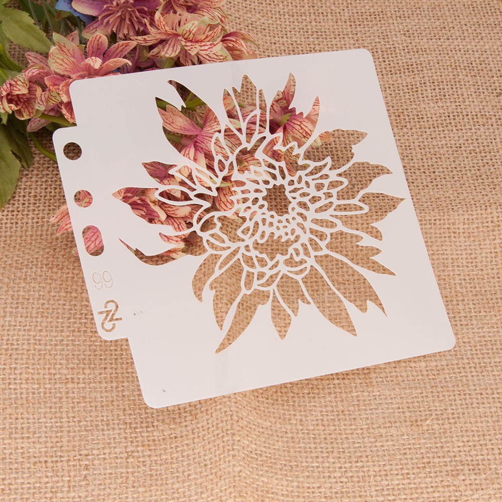 14*13Cm Daisy Bloem Diy Gelaagdheid Stencils Muur ... – Vicedeal