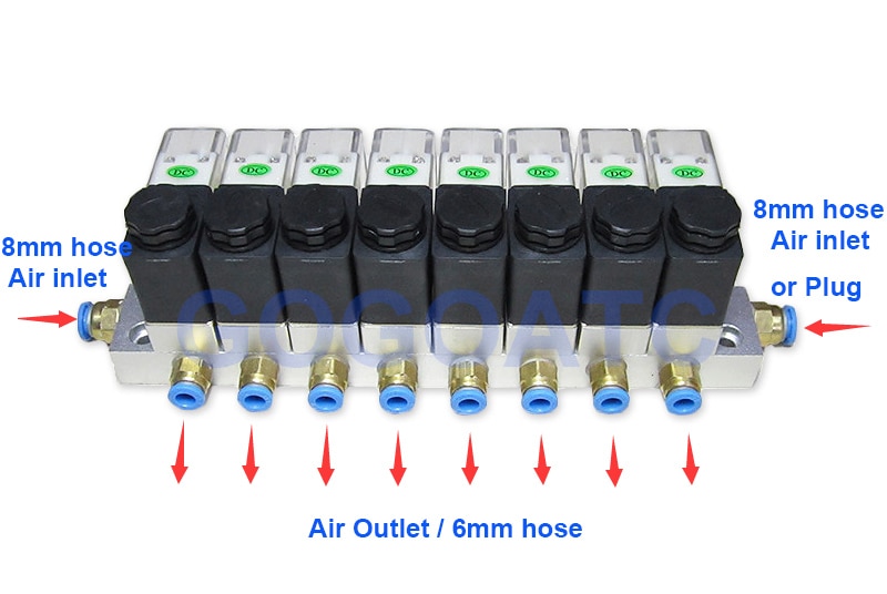 2 way valve 6W Pneumatic Aluminium solenoid valve ... – Grandado