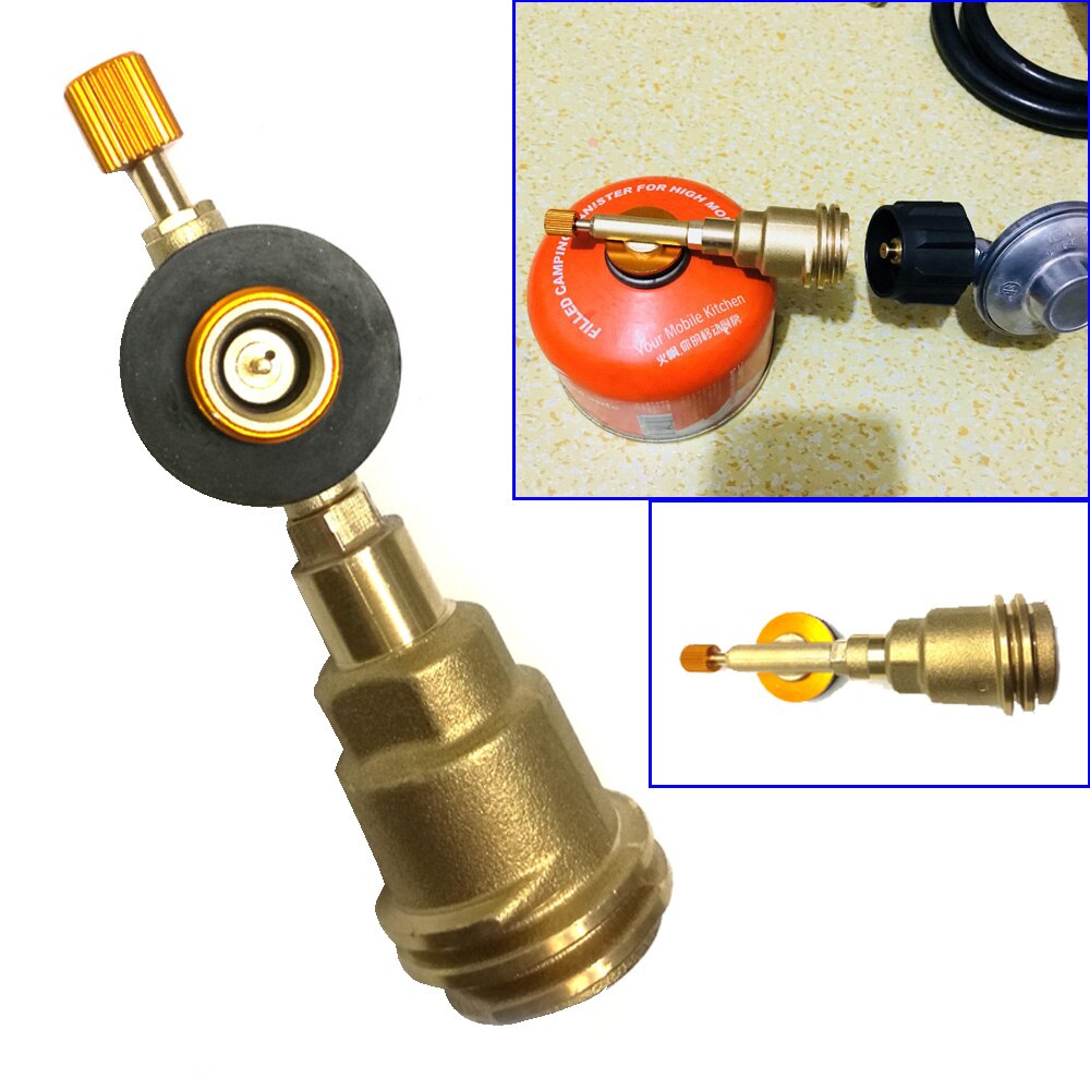 Camping Copper Gas Propane Tank Connector Adapter ... – Vicedeal