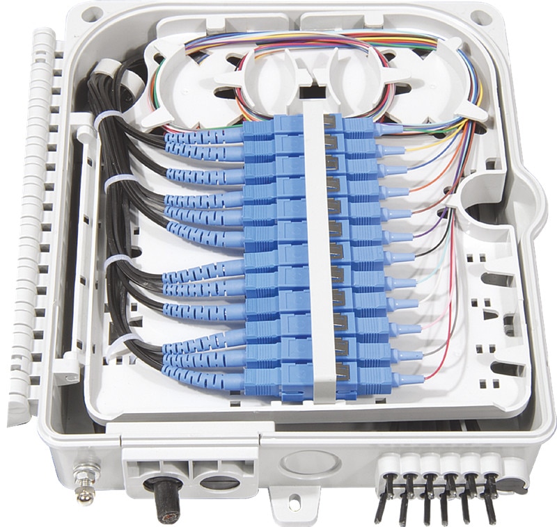 FTTH 12 cores fiber Termination Box 12 port 12 cha... – Vicedeal