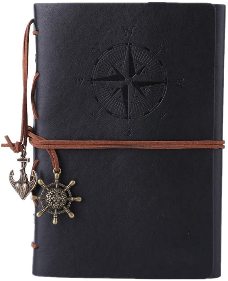 A6 Leather Writing Journal Notebook MALEDEN Classi... – Vicedeal