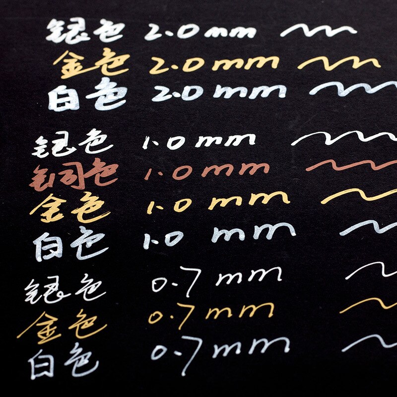 Sakura Marker Pen Goud Goud Wit Kleur Touch Bold F... – Grandado