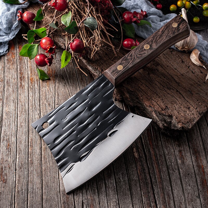 6.5 Inch Bone Chopping Knife 5Cr15 Stainless Steel... – Grandado