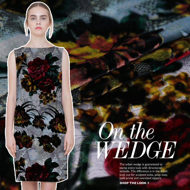 Hollow silk velvet fabric burnout velvet fabric au... – Grandado