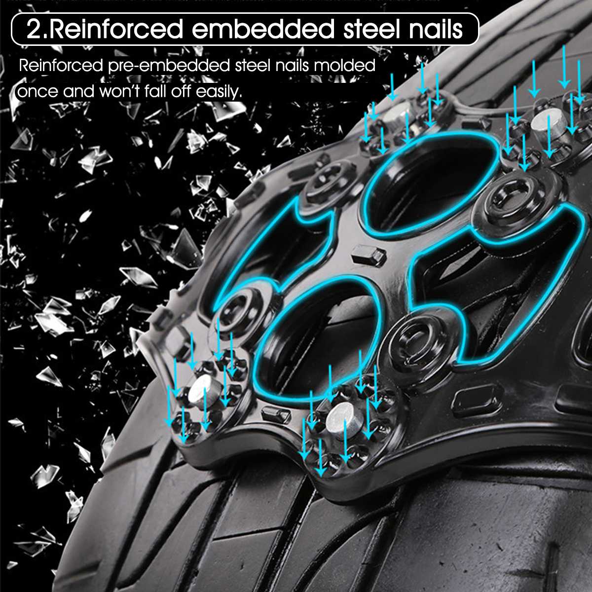 Auto Band Sneeuwkettingen Band Chain Verstelbare A... – Grandado