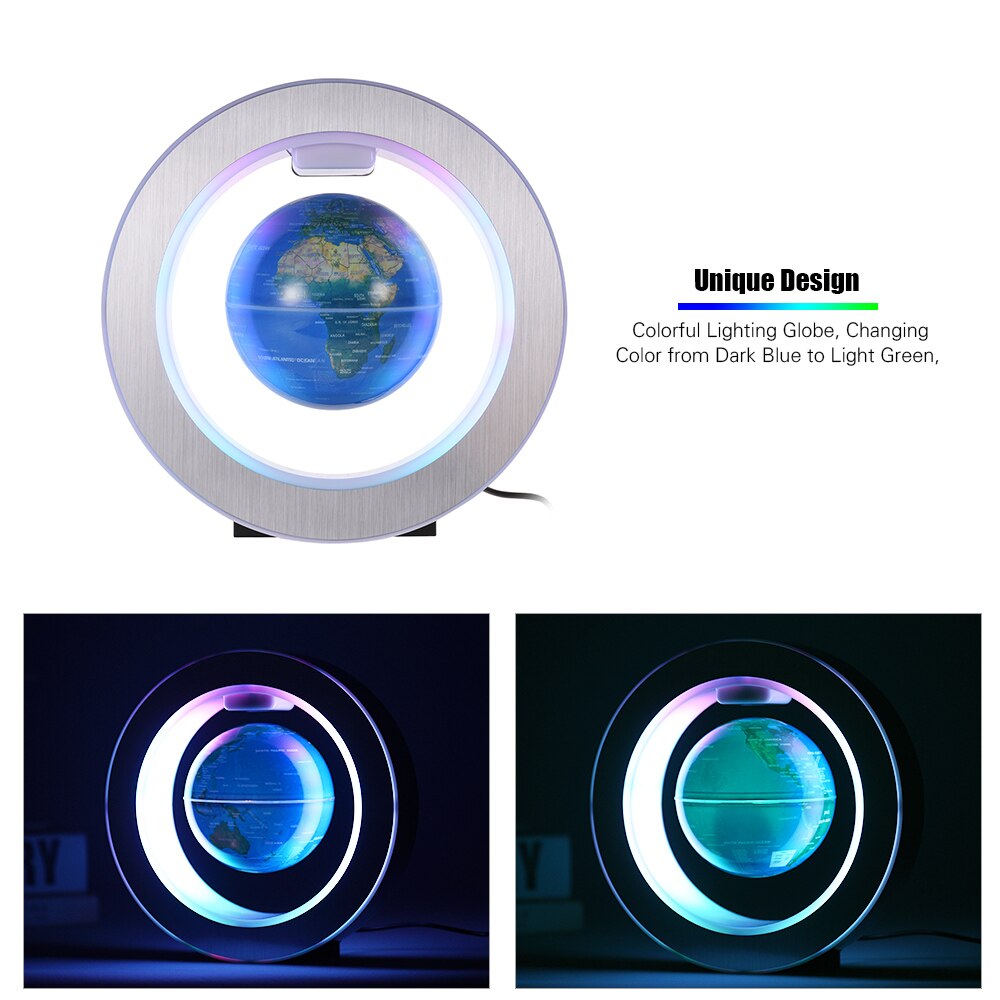 4 Inch Magnetic Levitation Floating Globe Colorful... – Grandado