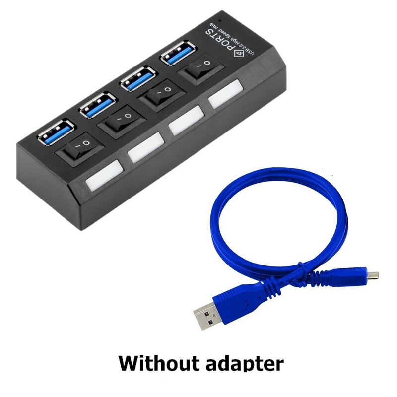 USB HUB 3.0 4 7 Port Usb Multi Splitter With Power... – Vicedeal