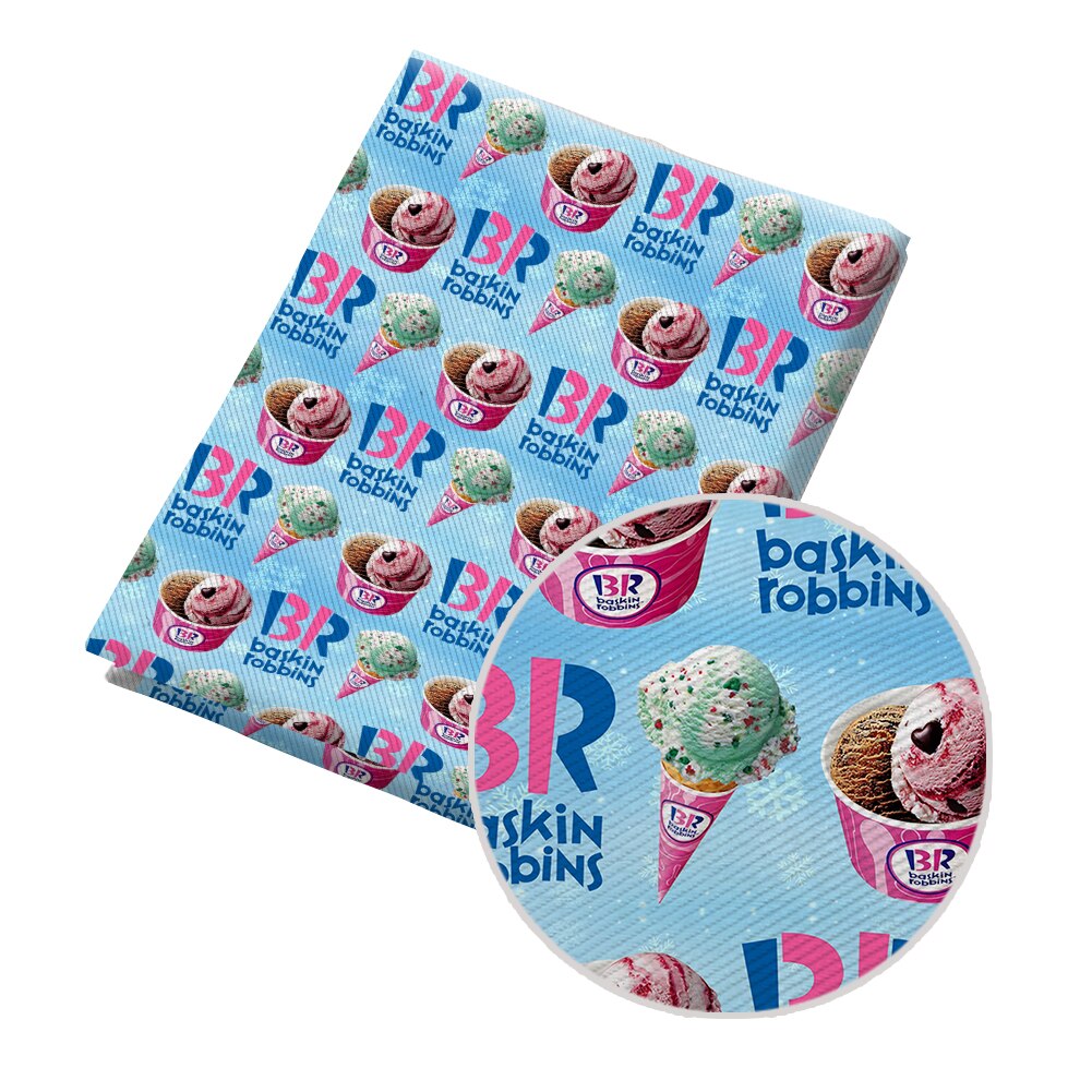 Printed Twill Fabric for Sewing Dress Pattern Ice ... – Grandado