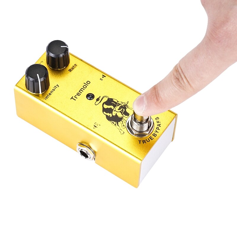 Gitara tremolo pedał efektów wzmocnienie/poziom/to... – Grandado
