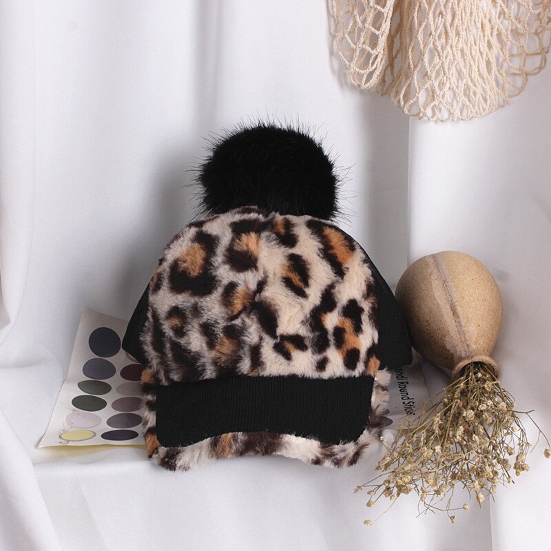3-6Y Lovely Infant Girls Hats Leopard Print Ball B... – Vicedeal