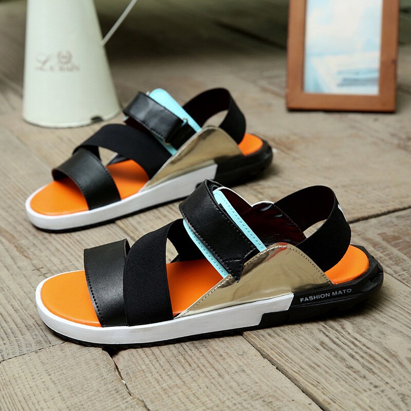 Leisure Men's Sandals Basic Back Strap Low Summer ... – Grandado