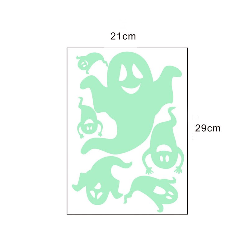 Halloween Luminous sticker Cat sticker monster eye... – Grandado