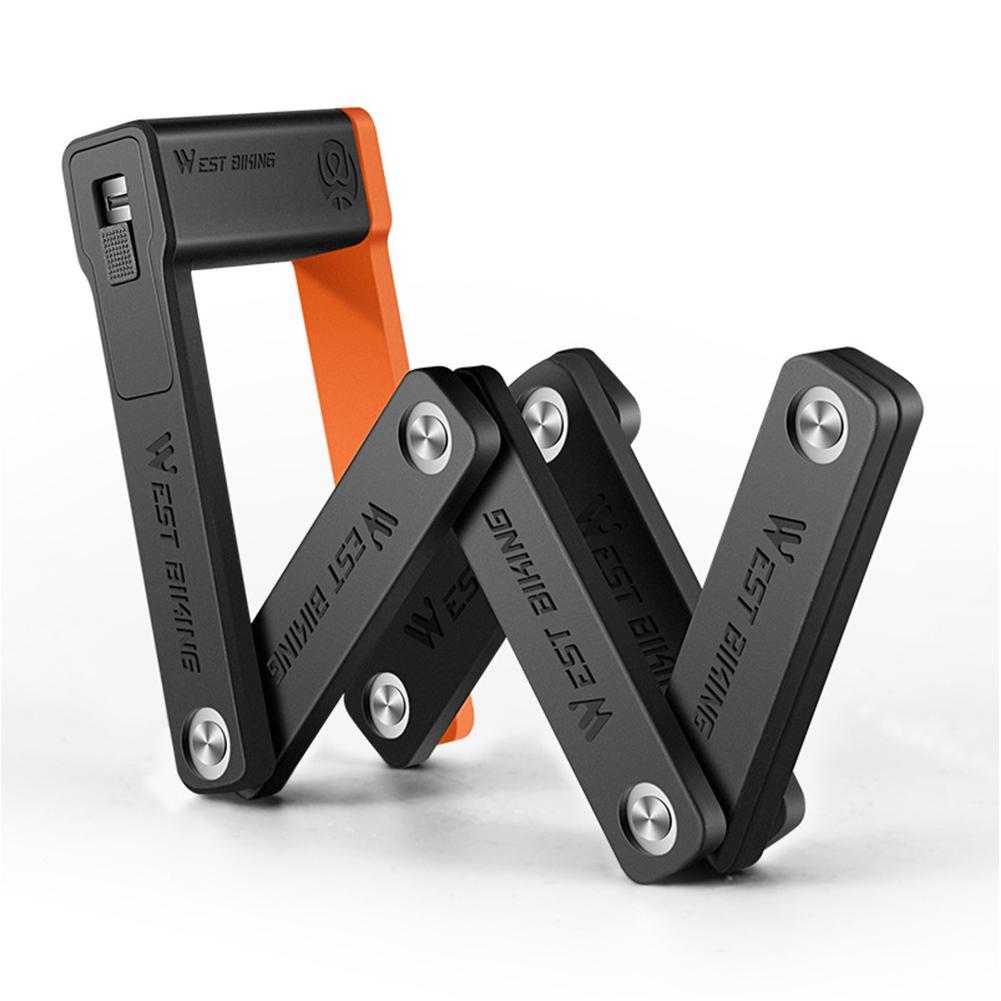 WEST BIKING Foldable Bicycle Lock Security Portabl... – Grandado