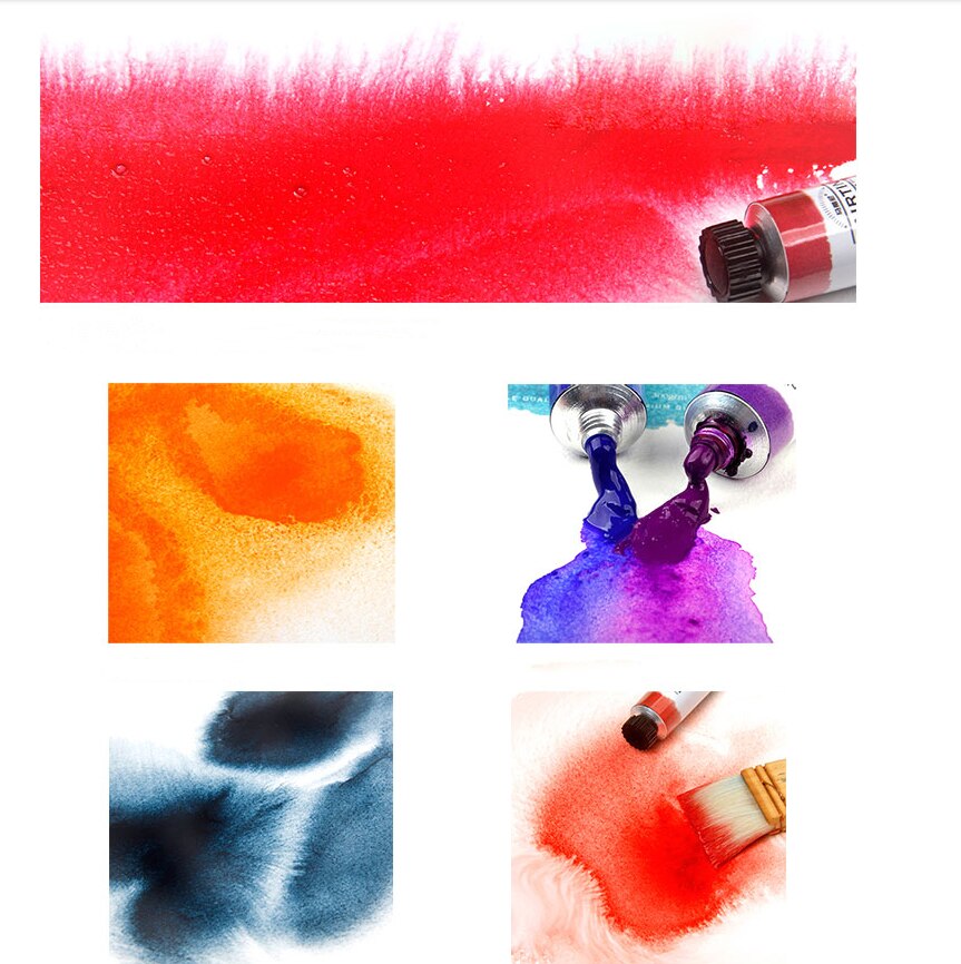 4-color master-level solid watercolor paint set 1m... – Grandado