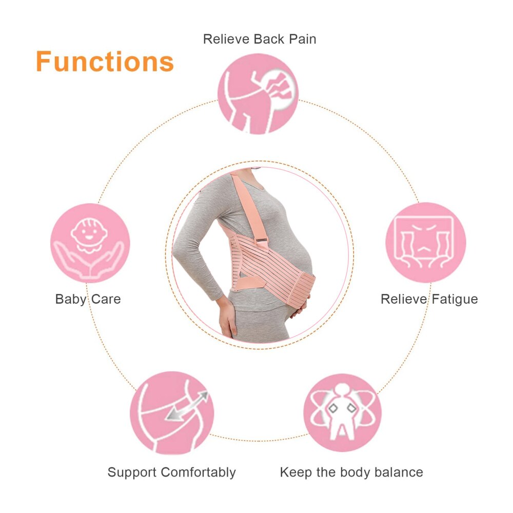 Pregnancy Support Maternity Belt Back Abdomen Bell... – Grandado