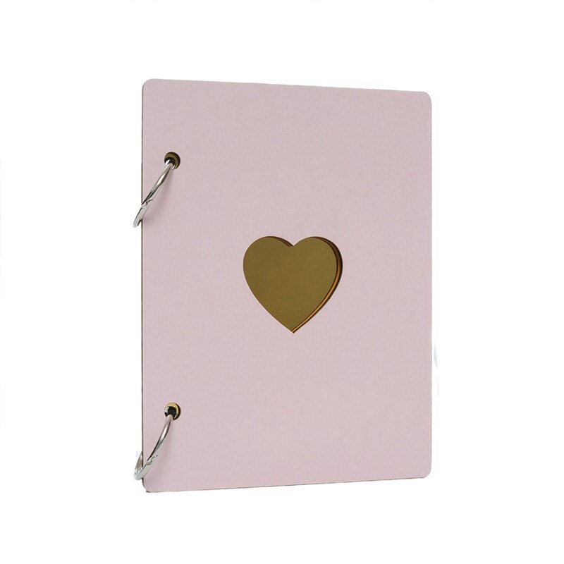 6 Inch Love Heart Photo Album Vintage Wooden Photo... – Vicedeal
