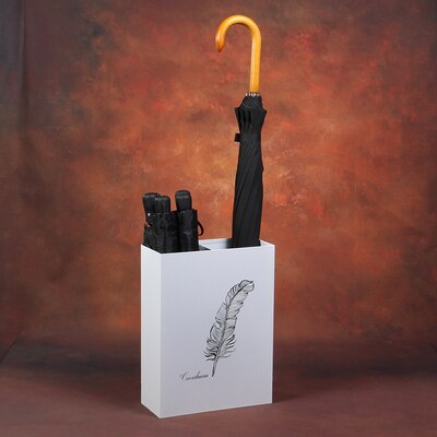 Iron umbrella stand multi-function umbrella bucket... – Grandado