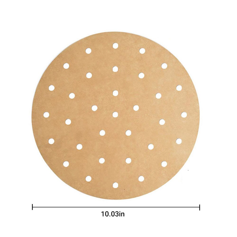 100pcs Steamer Liner Paper Round Premium Perforate... – Vicedeal
