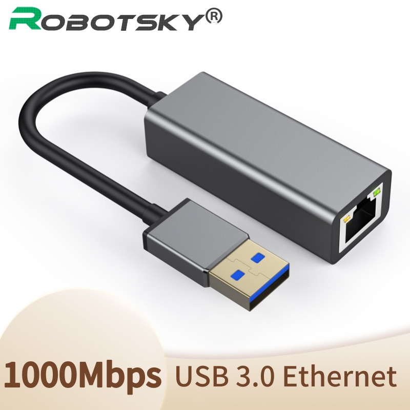 Usb 3.0 Naar RJ45 Lan Adapter Gigabit Ethernet Net... – Grandado