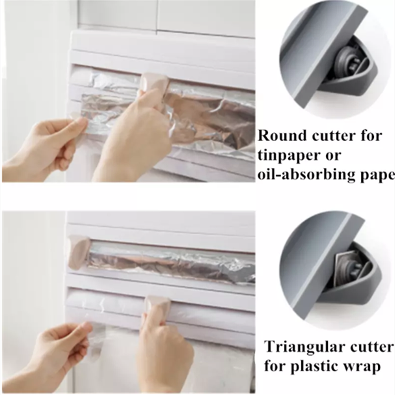 Multifunction Film Storage Rack Plastic Cling Wrap... – Grandado