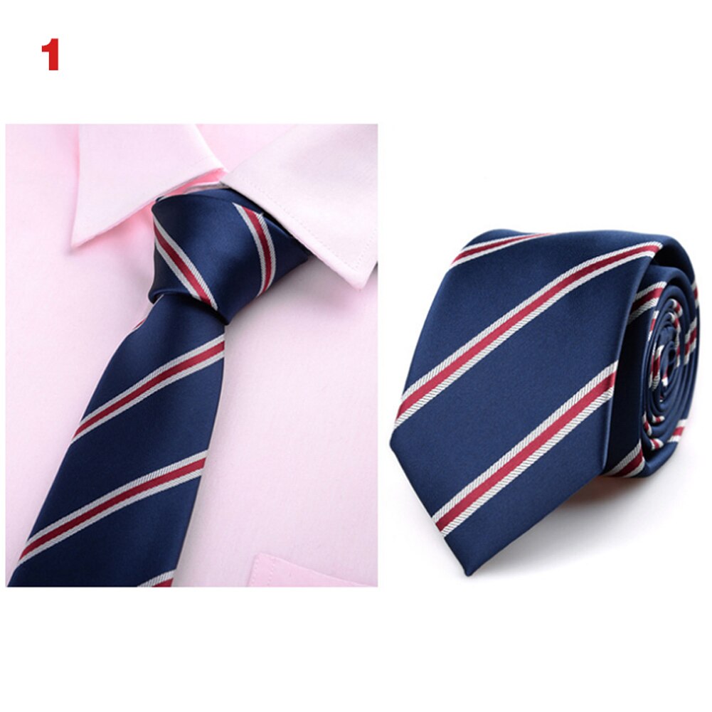 Men Classic 6cm Thin Neck Ties Printed Jacquard Wo... – Vicedeal