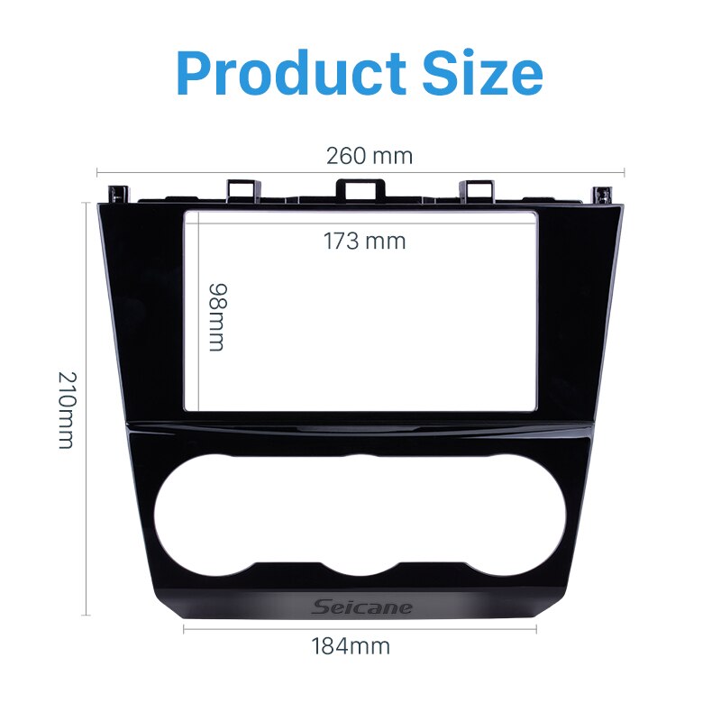 Seicane 173*98mm umrüstung 2DIN Auto Radio Rahmen ... – Vicedeal
