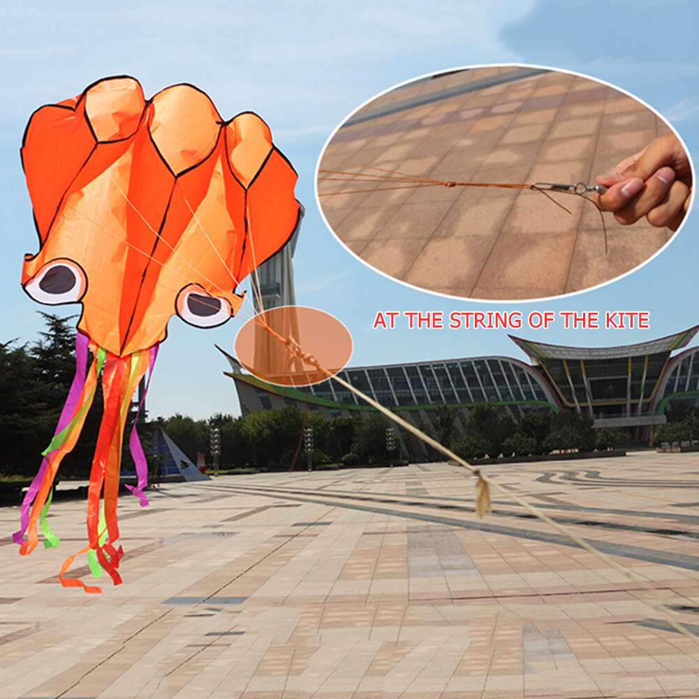 4m Soft Octopus Kite with 30m Line Children Flying... – Vicedeal
