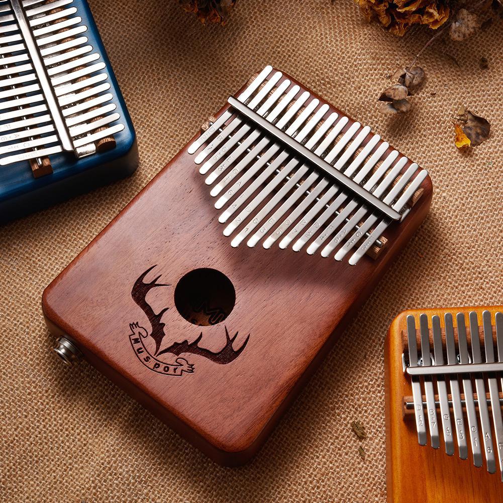 17 keys EQ kalimba Mahogany Thumb Piano Kalimba Fi... – Grandado