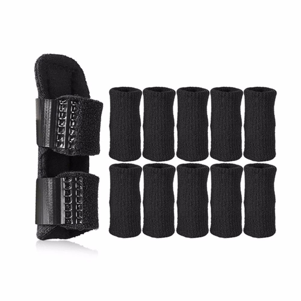 11 Pcs/Set Finger Guard Sleeve Splint Suit Adjusta... – Grandado