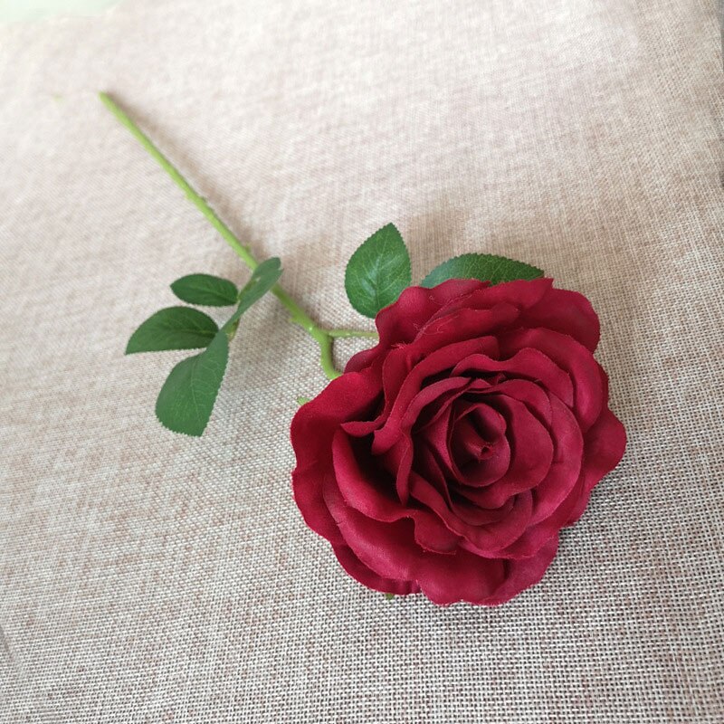 50cm artificial Rose Flowers Single Long Stem Bouq... – Grandado