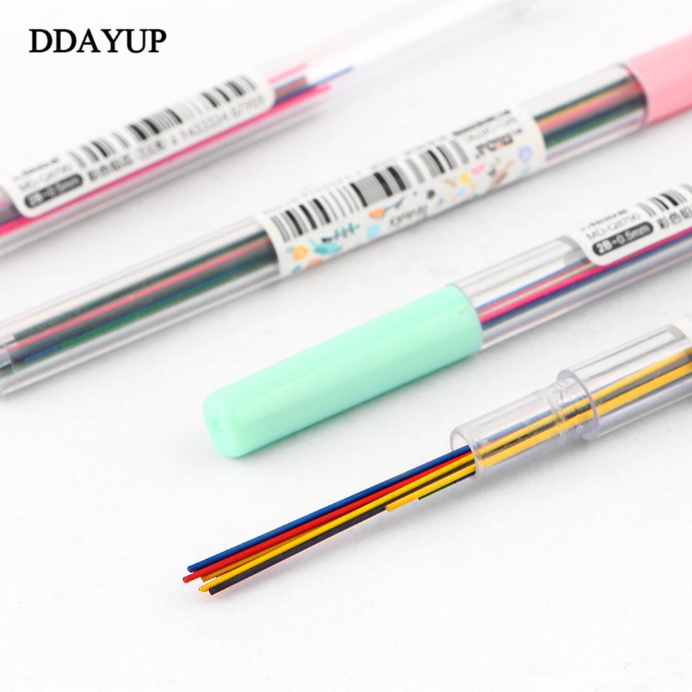 4Pcs/lot 0.5mm 0.7mm Refill Colorful Mechanical Pe... – Grandado
