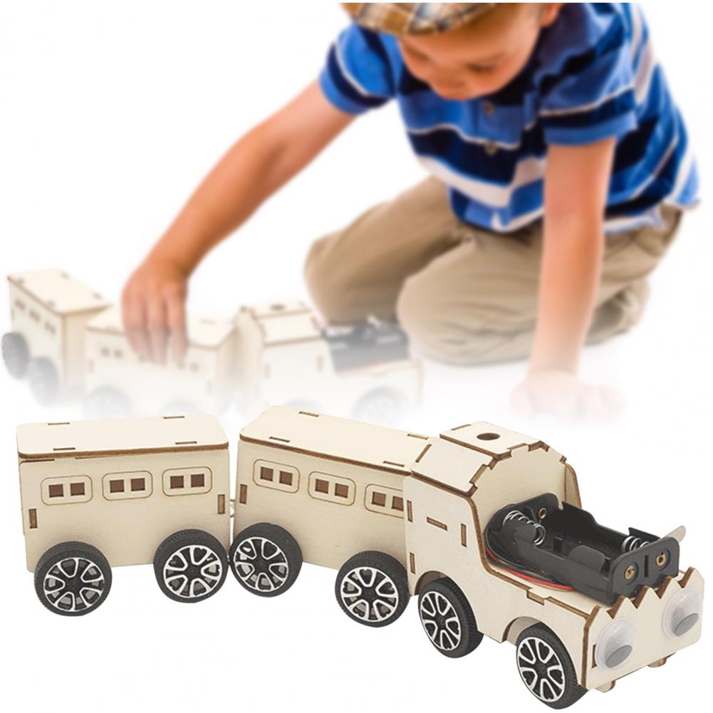 Wooden Craft Train STEM Principle DIY Brain Develo... – Grandado