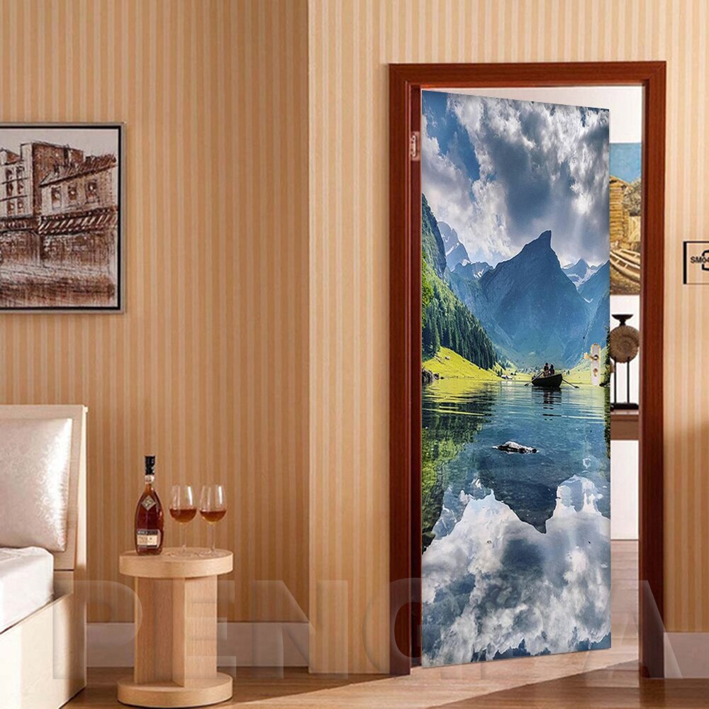 3D Self Adhesive Wall Art Decal On Door Sticker Mo... – Grandado