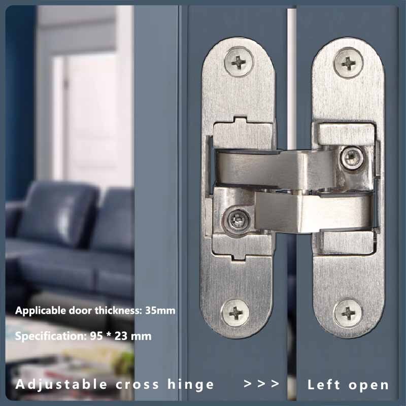 Three-dimensional adjustable invisible door hinge ... – Grandado
