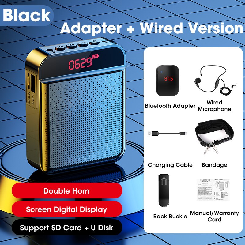 UHF Megaphone Speaker Microphone Wireless Micropho... – Vicedeal