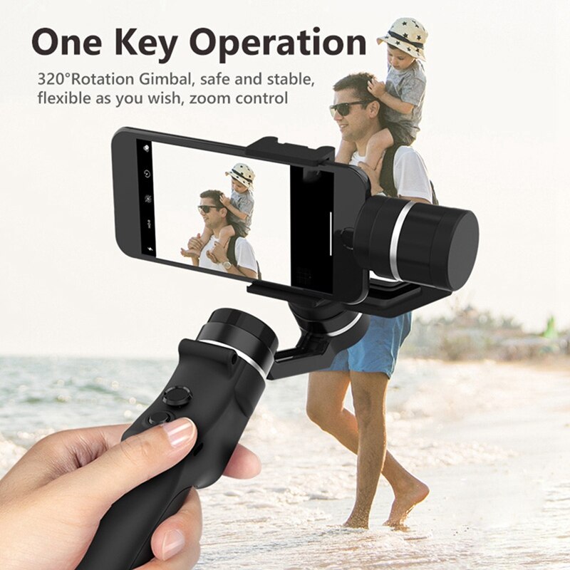 3-Axis Handheld Gimbal Stabilizer Draadloze Blueto... – Grandado