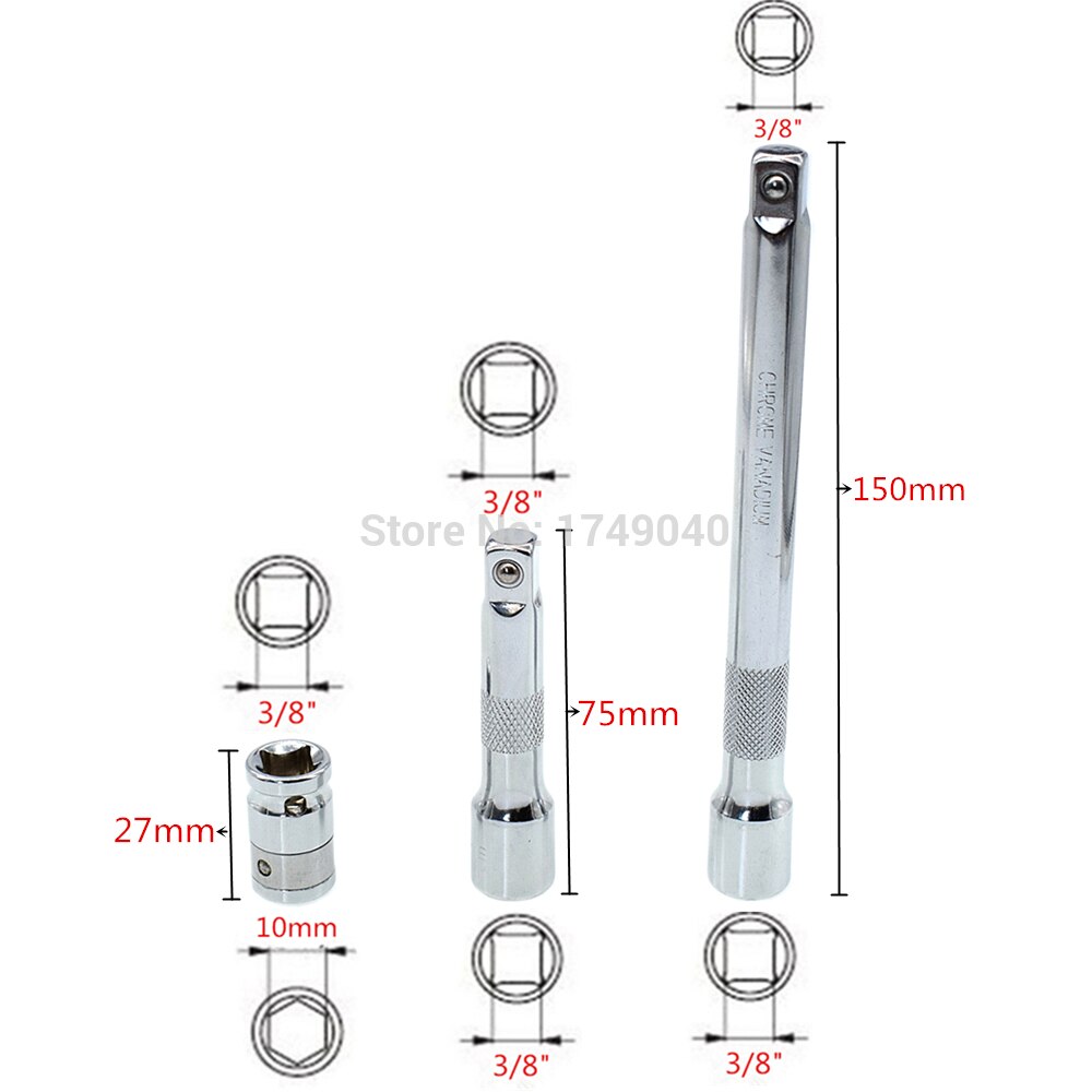 3/8" Square Drive to 10mm Hex Shank Impact Socket ... – Grandado