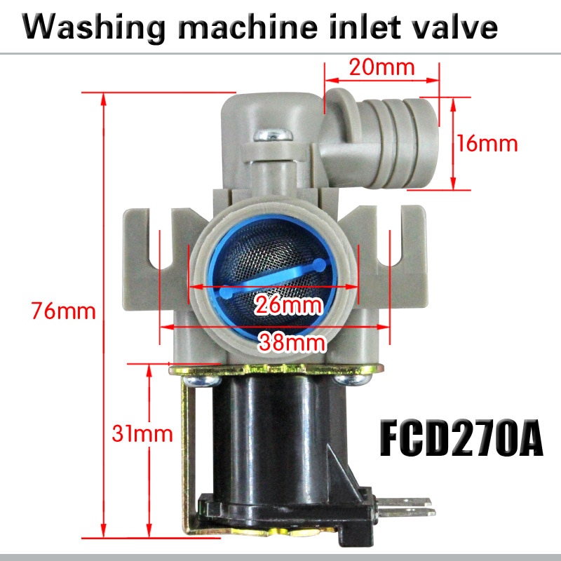 Inlet valve of washing machine inlet solenoid valv... – Vicedeal
