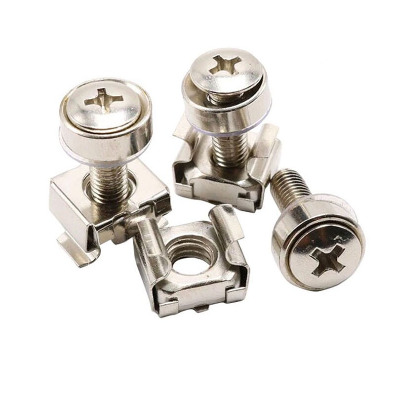 30PCS M5 M6 Cage Nuts and Screws Carbon Steel Nick... – Grandado
