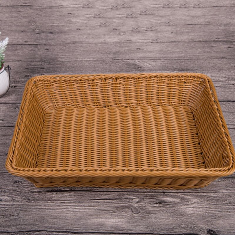 Wicker Storage Basket, Bread Basket Bread Shop Sup... – Grandado