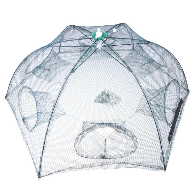 Automatic Fishing Net Trap Folded Hexagon 6 Holes ... – Grandado