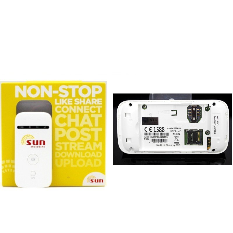 Ulåst 3g hsdpa trådløs router mobil wifi zte mf65... – Grandado