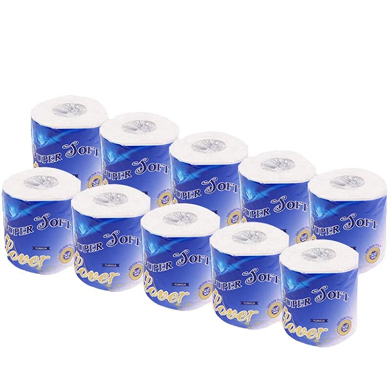 6Pcs/Bag 3 Layers 120G White Toilet Tissue Hollow ... – Grandado