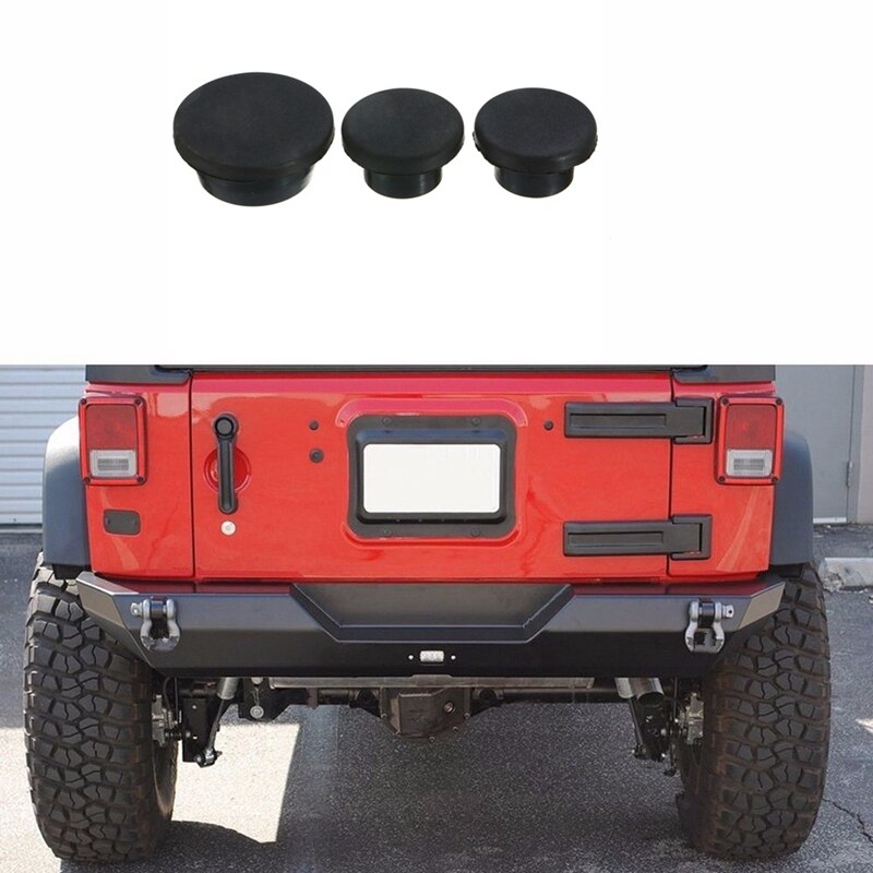 3X Rubber Removable Plug Set for Jeep Wrangler JK ... – Grandado