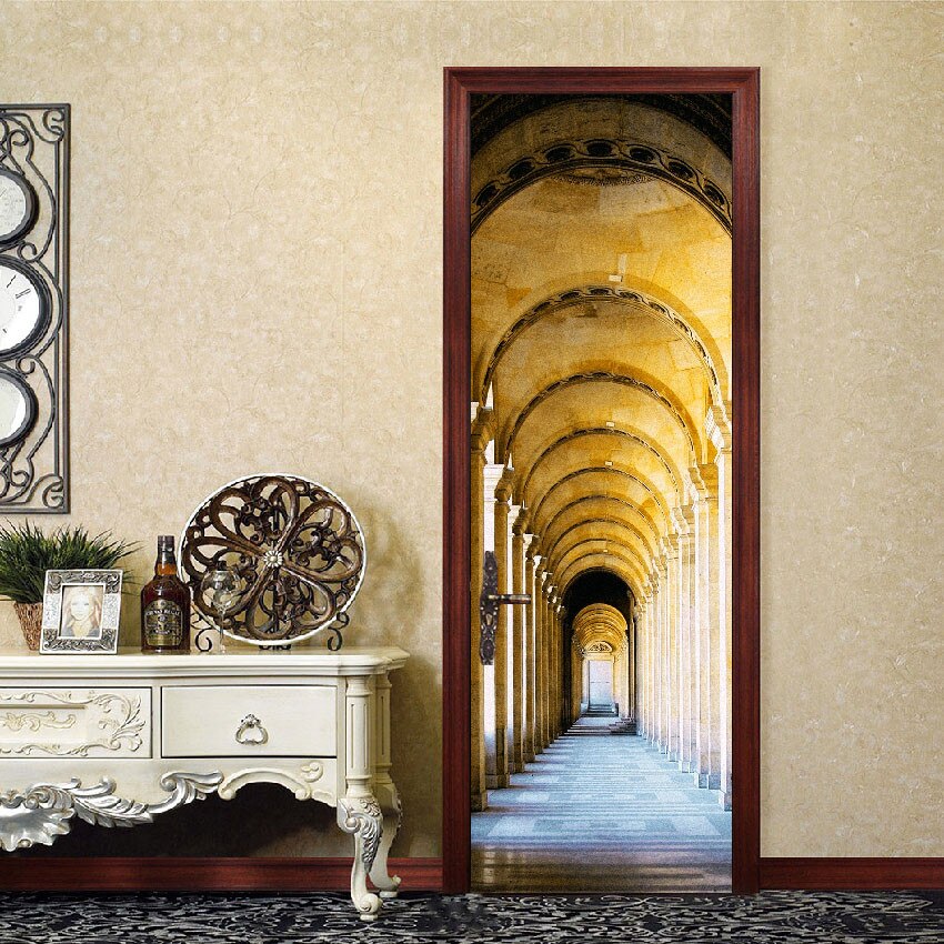 Self Adhesive 3d Door Stickers Church Walkway Wate... – Grandado