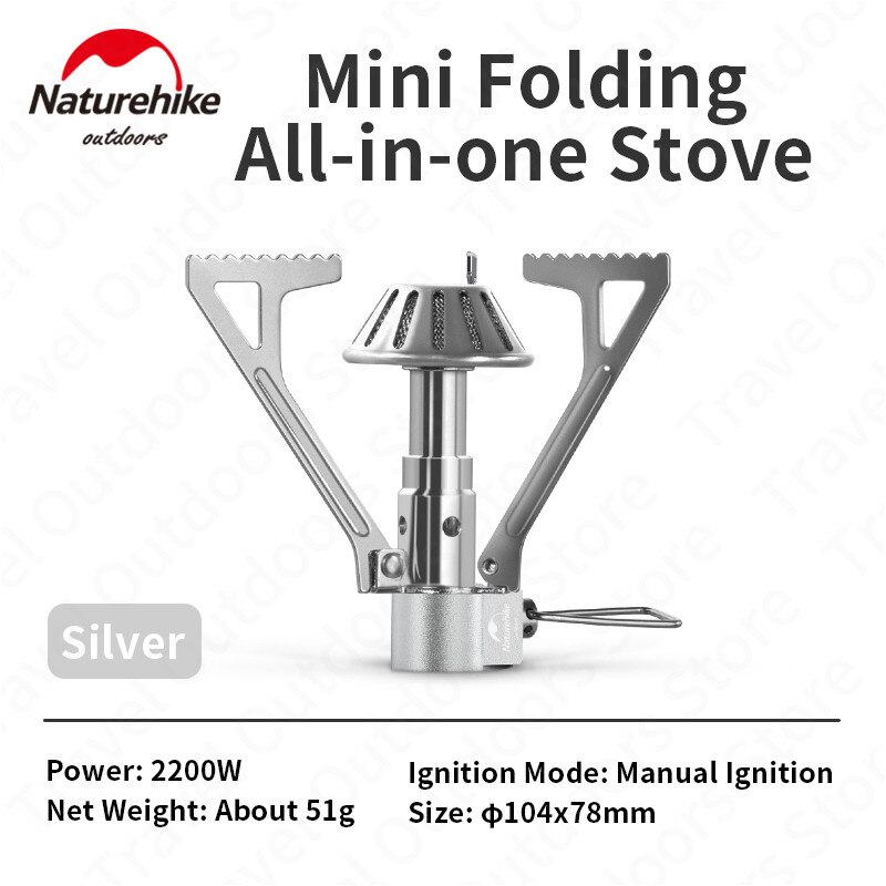 Naturehike – Mini fourneau pliant ultraléger, 51g,... – Grandado