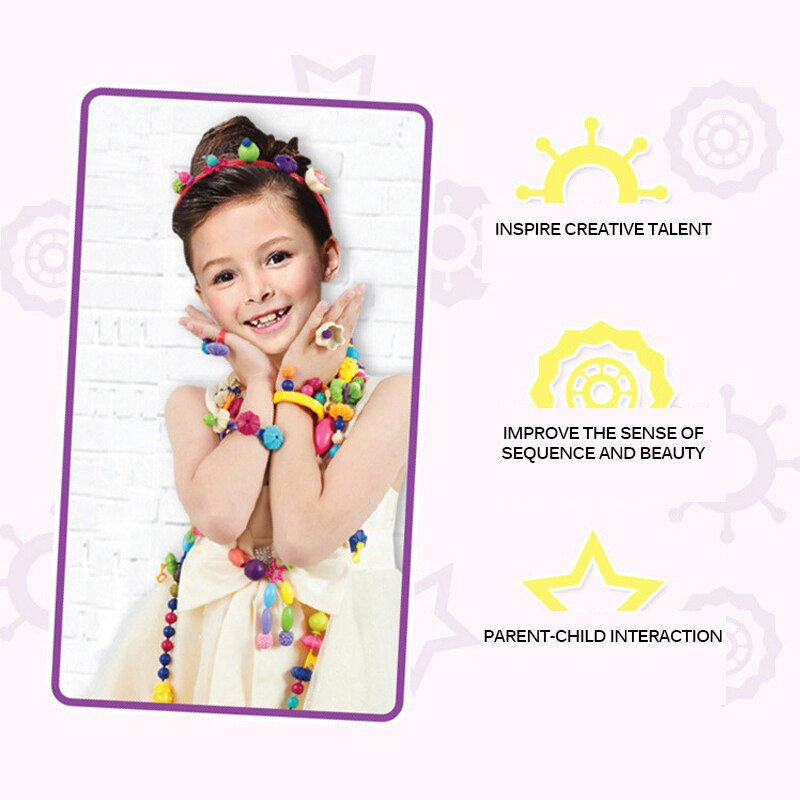 DIY Pop Beads Girls Toys Creativity Needlework Kid... – Grandado